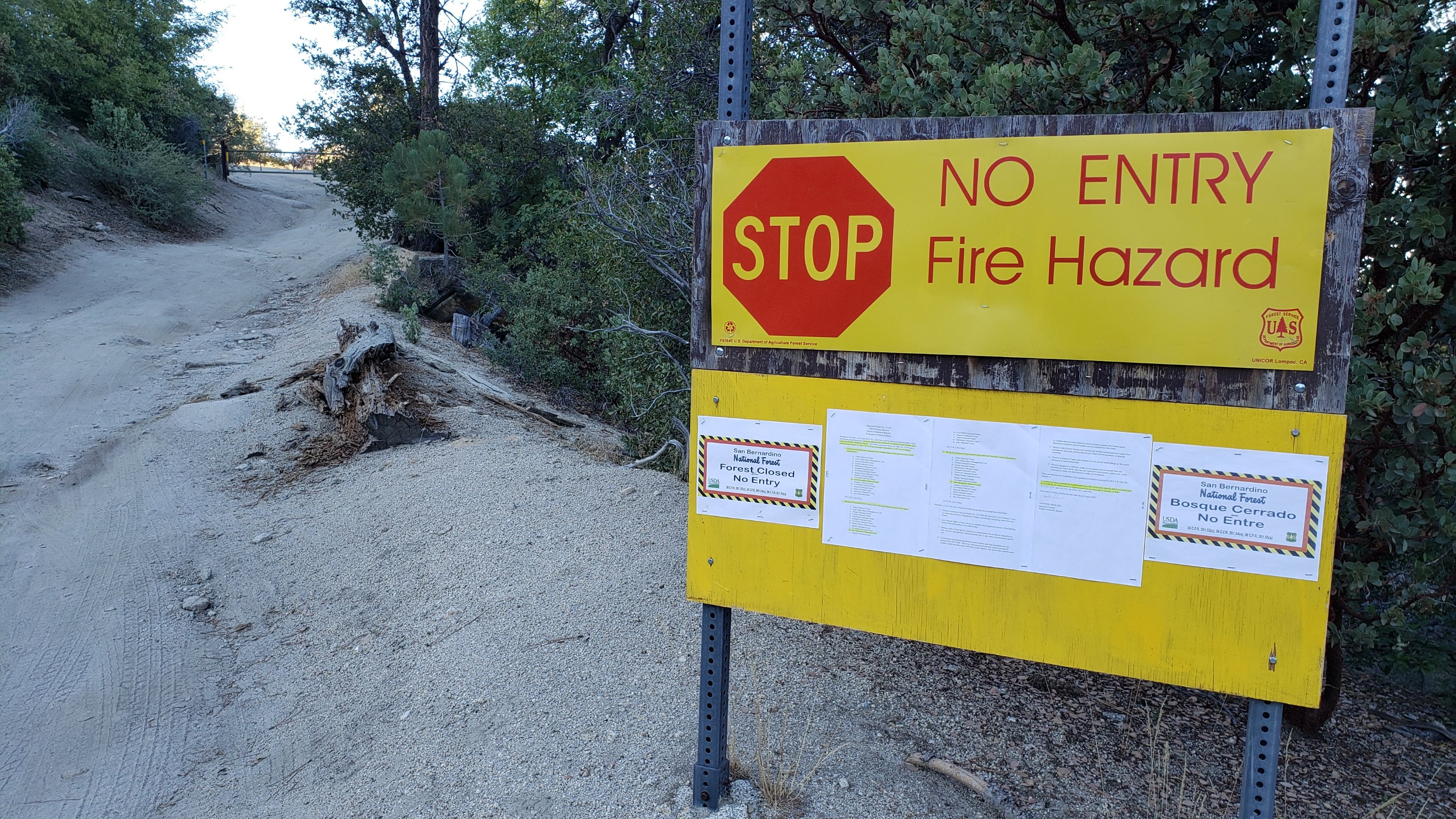 Forest closure 1st September 2021 – San Jacinto Trail Report